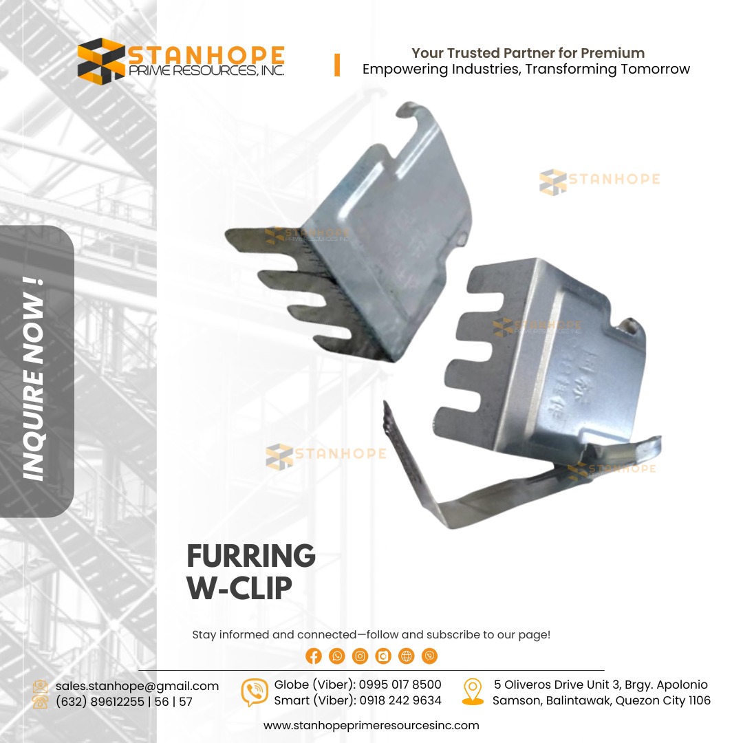 Metal Furring, W-Clip, Commercial & Industrial, Construction & Building ...