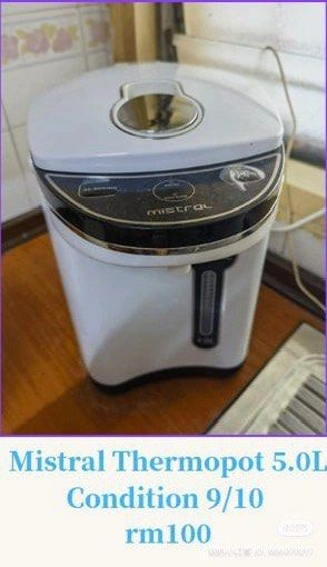 MISTRAL THERMOPOT 5L, TV & Home Appliances, Other Home Appliances on ...