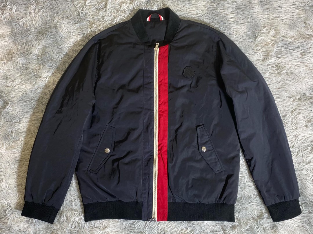 Moncler Tricolour Placket Joey Bomber Jacket, Men's Fashion, Coats ...