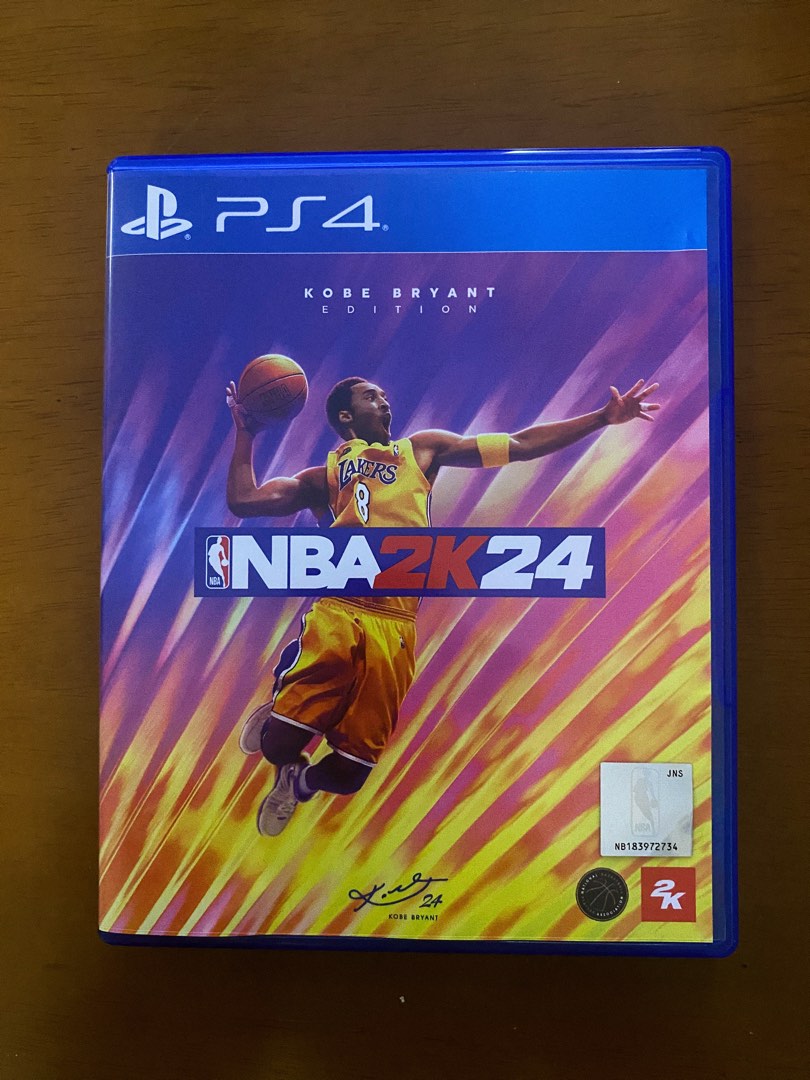 NBA 2k24 PS4 KOBE BRYANT EDITION, Video Gaming, Video Games ...