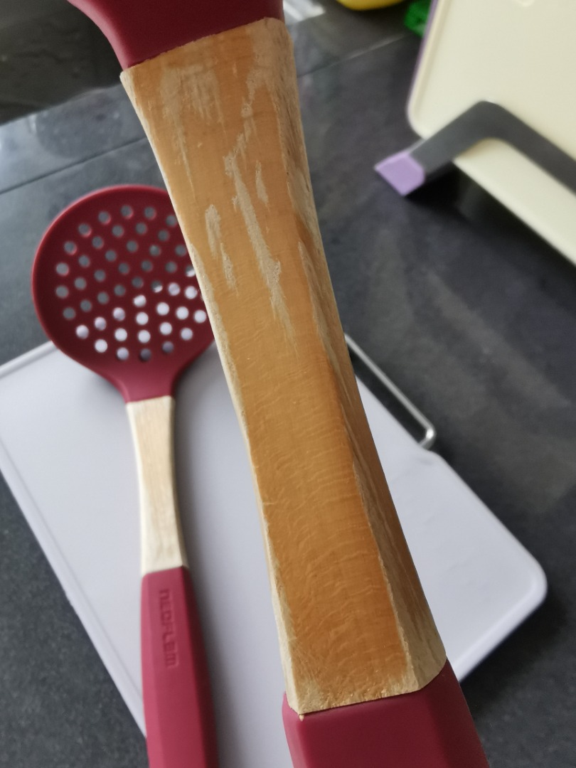 Neoflam skimmer & ladle set, Furniture & Home Living, Kitchenware ...