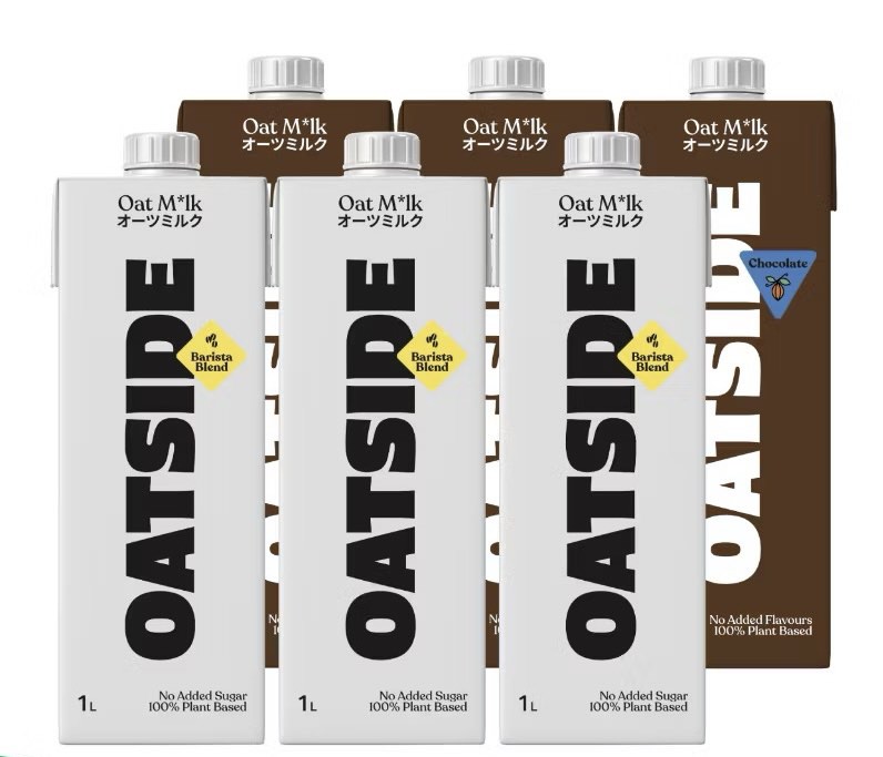 Oatside Milk (Original & Chocolate) X 6 (1 L), Food & Drinks, Beverages ...