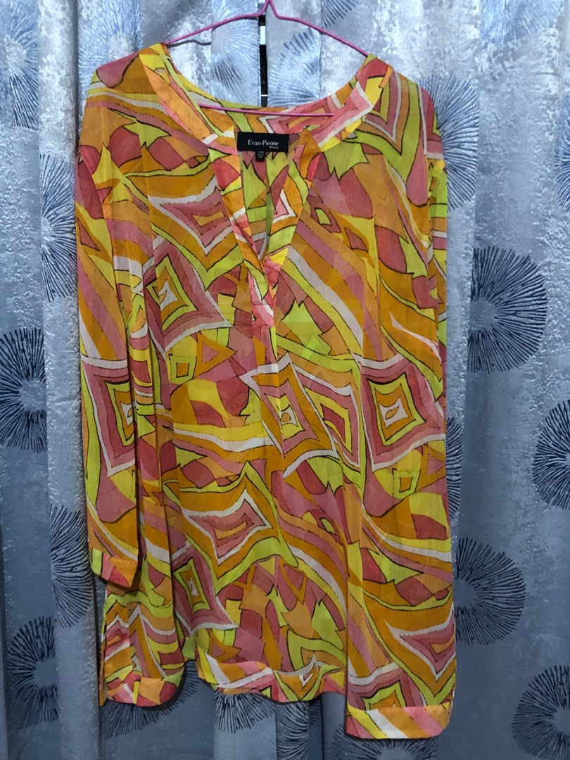 Oversize loose sheer top jarang, Women's Fashion, Tops, Blouses on ...