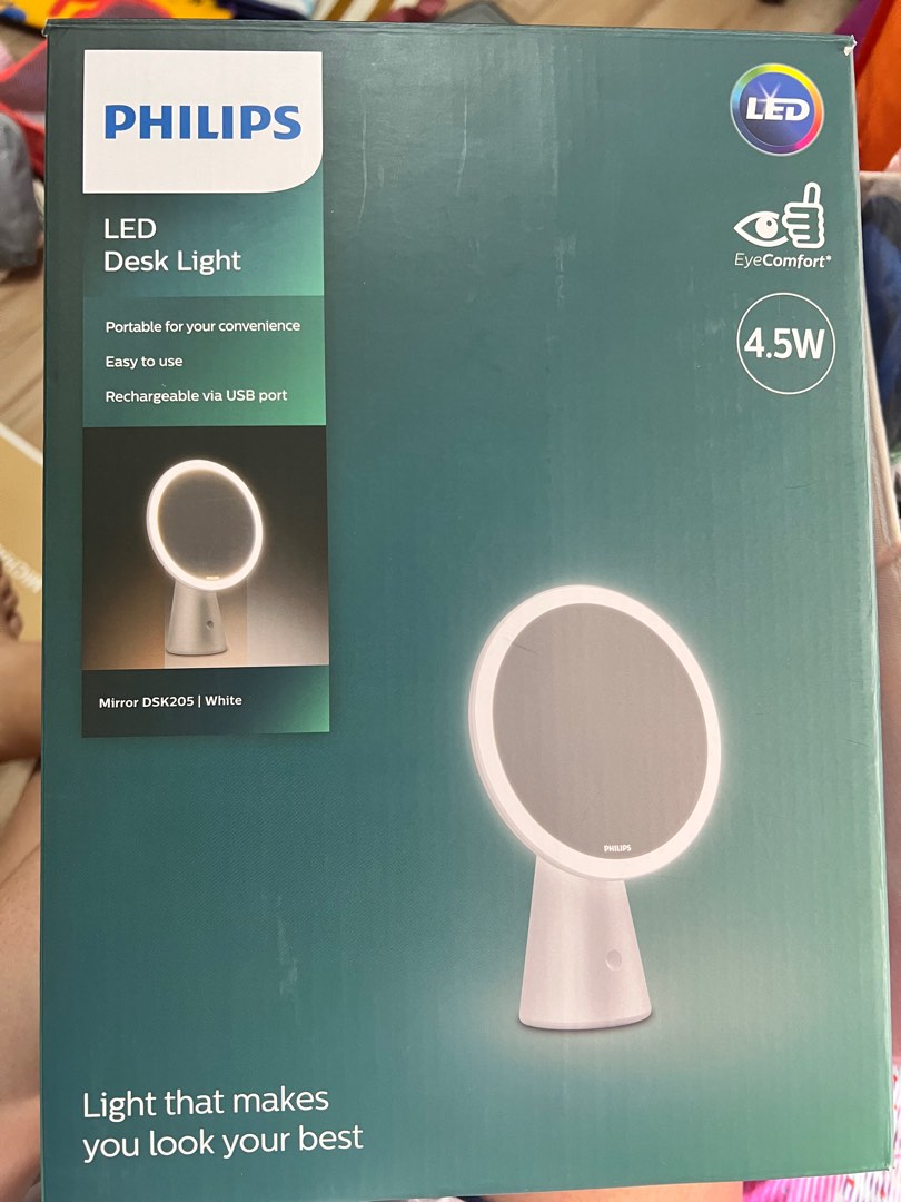 Philips LED Beauty Mirror Lamp, Furniture & Home Living, Lighting ...