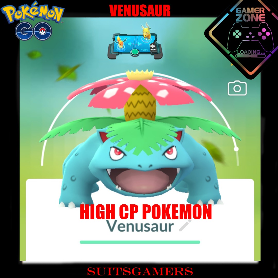 Pokemon GO - Venusaur BUY 2 FREE 1 [HIGH CP], Video Gaming, Video Games ...