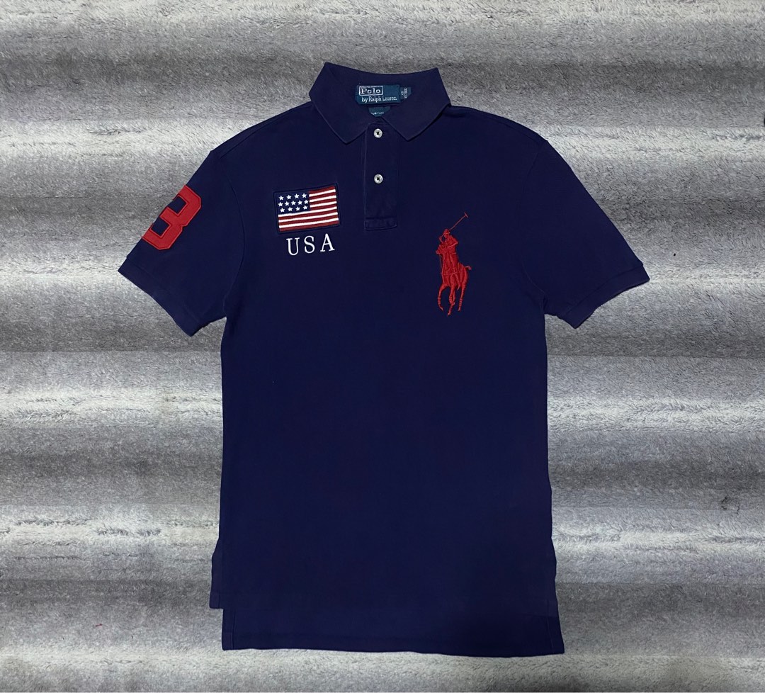 POLO RALPH LAUREN BIG PONY USA, Men's Fashion, Tops & Sets, Tshirts ...