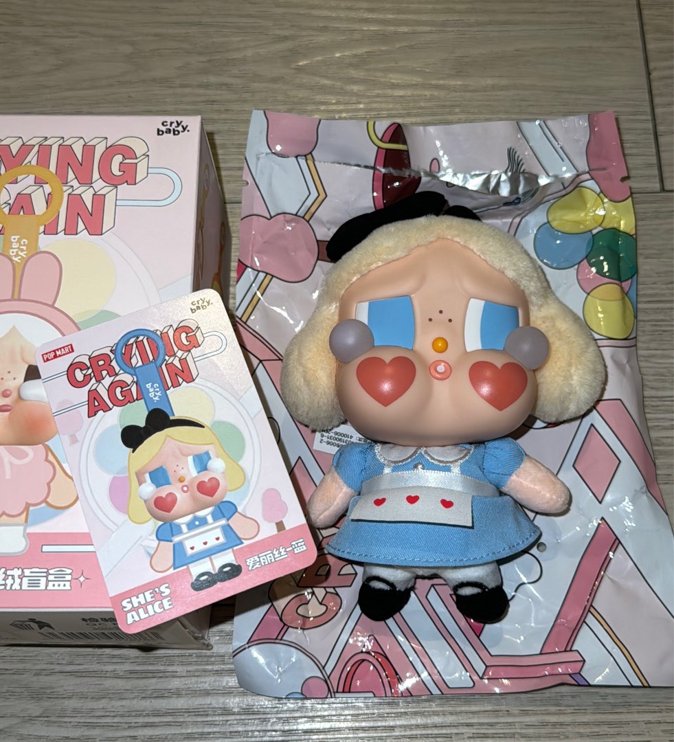 Popmart Crying Again ( Alice ), Hobbies & Toys, Collectibles ...