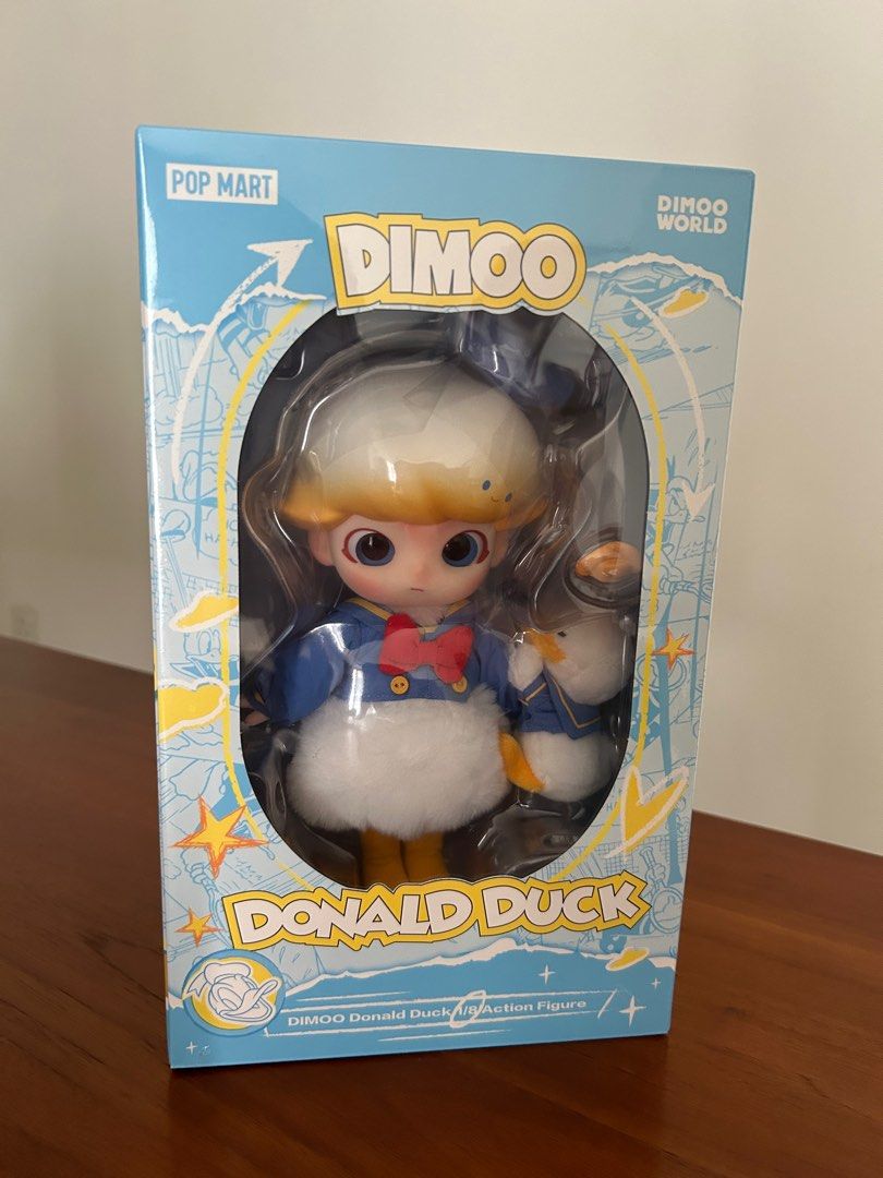 Popmart DIMOO Donald Duck 1/8 Action Figure with Accessories, Hobbies ...