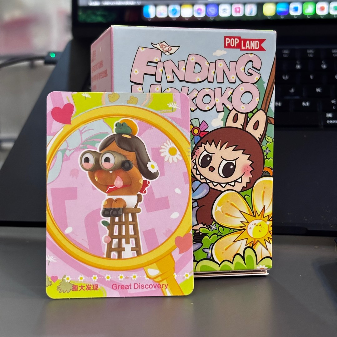 Popmart Finding Mokoko: Cry Baby, Hobbies & Toys, Toys & Games on Carousell