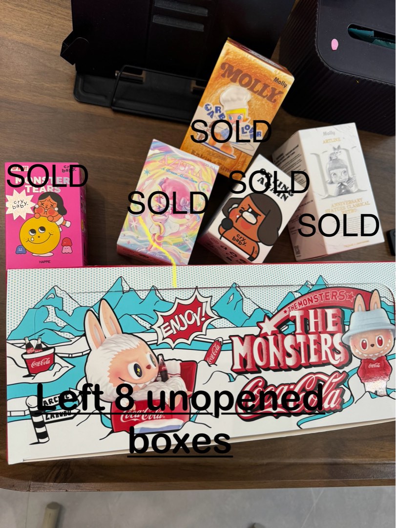 Last 4 boxes Popmart Labubu Coke BNIB, Hobbies & Toys, Toys & Games on ...