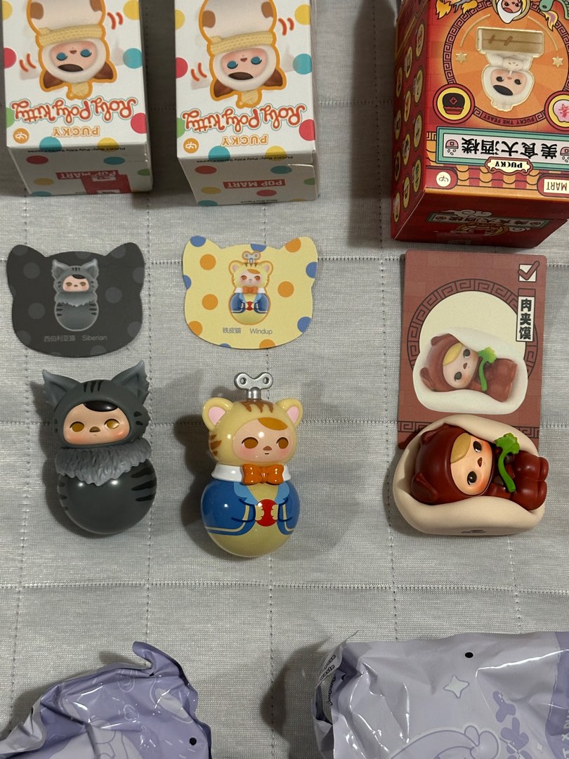 Popmart Pucky Feast & Roly Poly Kitty WTS/WTT, Hobbies & Toys, Toys ...
