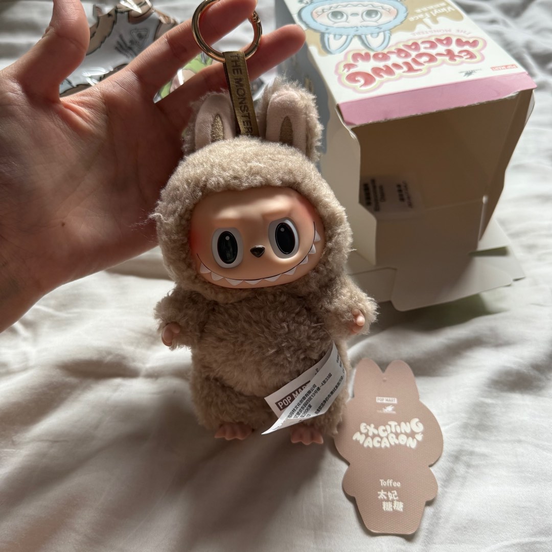 popmart sg labubu v1 toffee, Hobbies & Toys, Toys & Games on Carousell