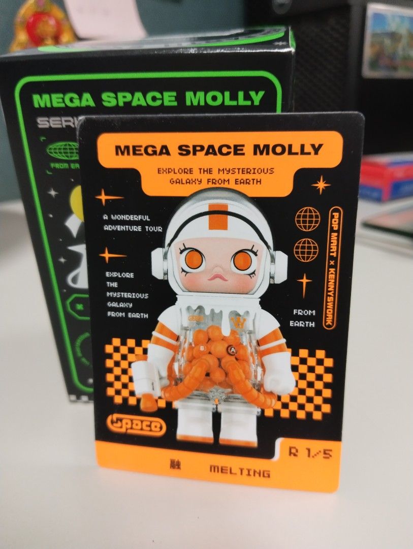 Popmart Space Molly 2 super secret Melting rare sealed foils, Hobbies ...