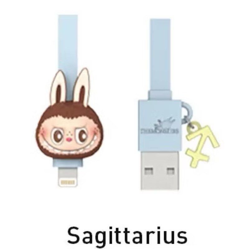 POPMART The Monster Labubu Constellation Cable Iphone Charger, Telepon ...