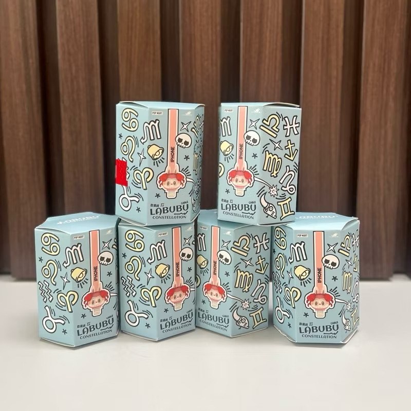 POPMART The Monster Labubu Constellation Cable Iphone Charger, Telepon ...