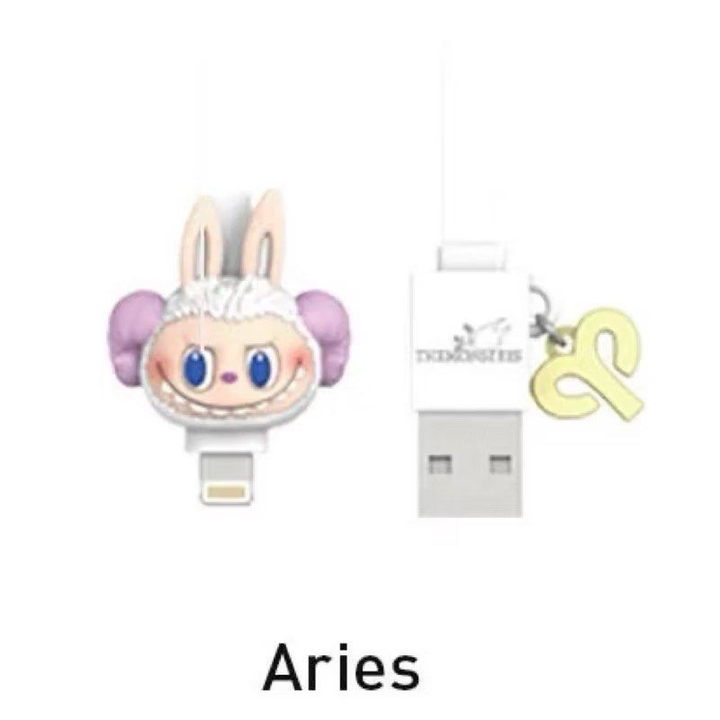 POPMART The Monster Labubu Constellation Cable Iphone Charger, Telepon ...