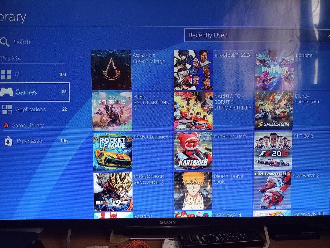 PS4 Set 195 Games Digital - Fully Working Condition, Video Gaming ...