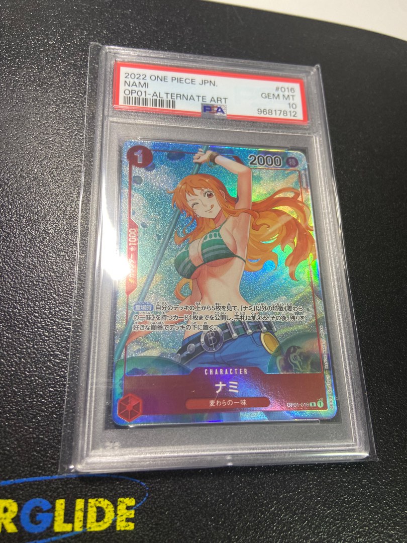PSA 10 Nami OP01-016 Alternate Art Romance Dawn Japanese 2022 One Piece ...