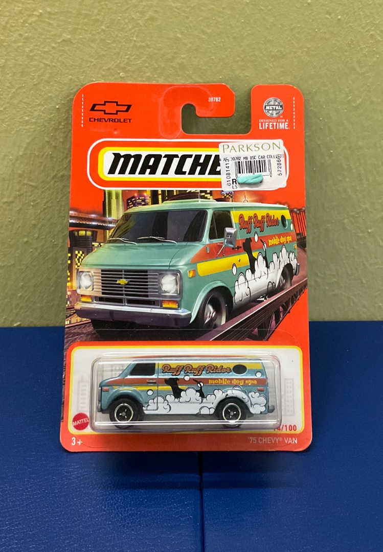 RARE! Matchbox '75 Chevy Van Carded HVL93, Hobbies & Toys, Toys & Games ...