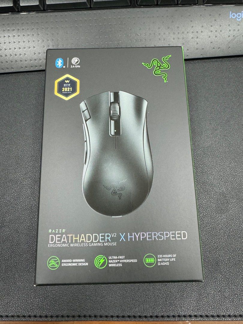 Razer DeathAdder V2 X HyperSpeed Wireless Gaming Mouse Ergonomic 14K ...
