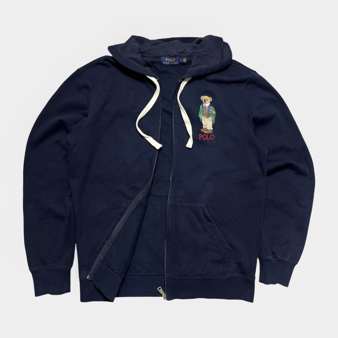 RL Polo bear Hoodie Large, Men's Fashion, Coats, Jackets and Outerwear ...