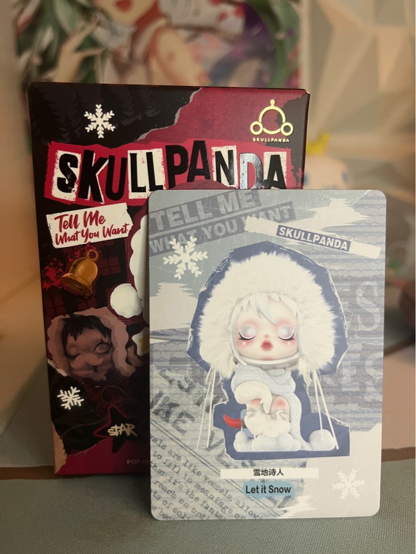 Bidding Skullpanda LET IT SNOW, Hobbies & Toys, Toys & Games on Carousell