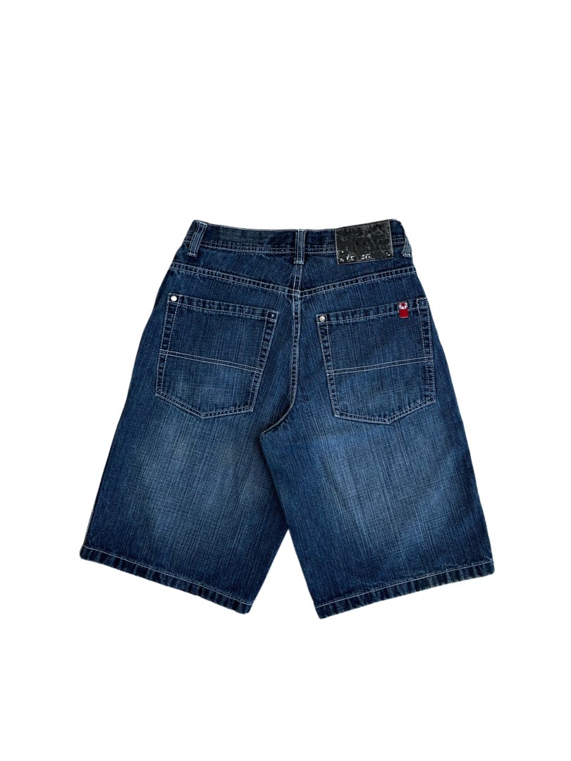 Southpole dark blue jorts, Women's Fashion, Bottoms, Shorts on Carousell