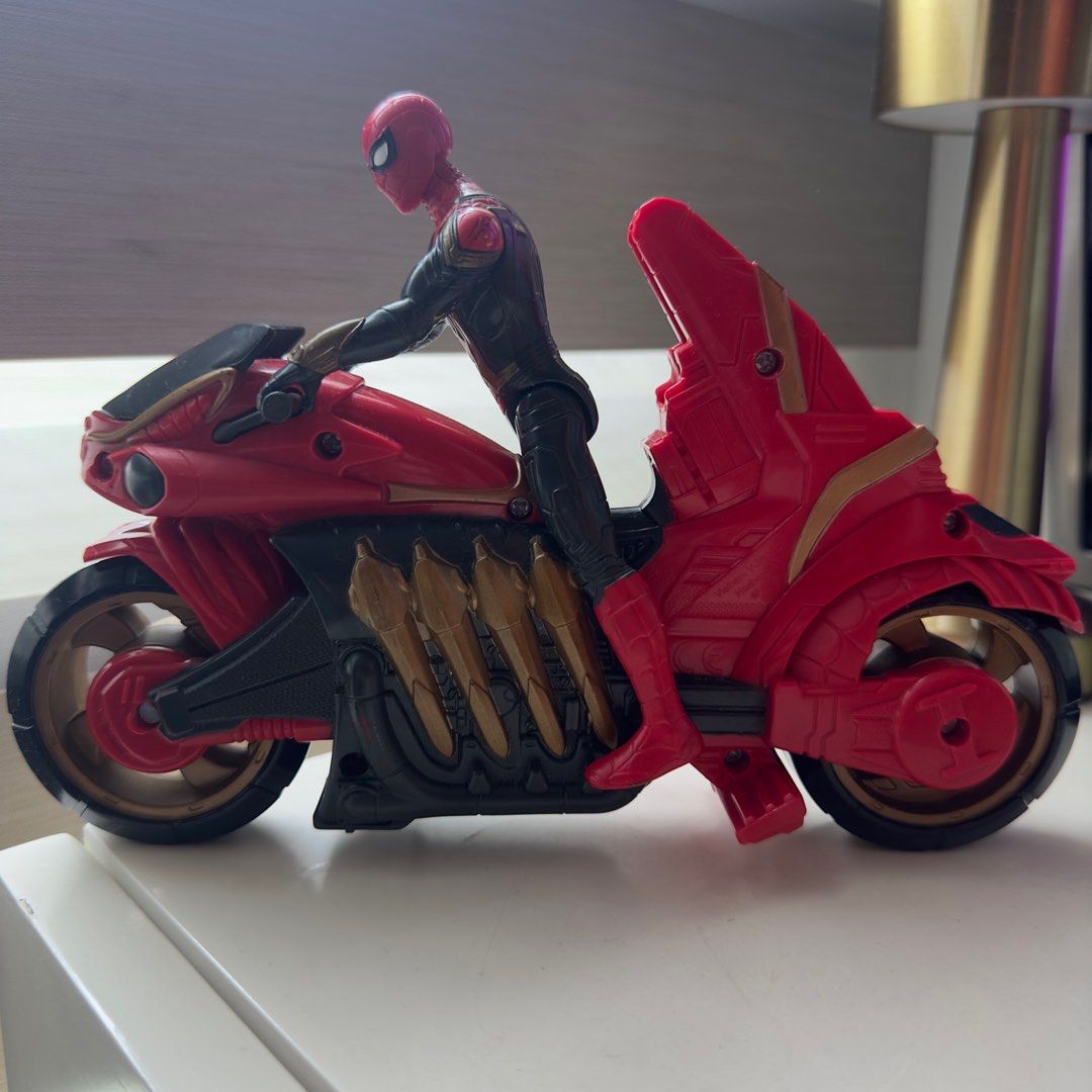 Spiderman Jet Web Cycle, Hobbies & Toys, Toys & Games on Carousell