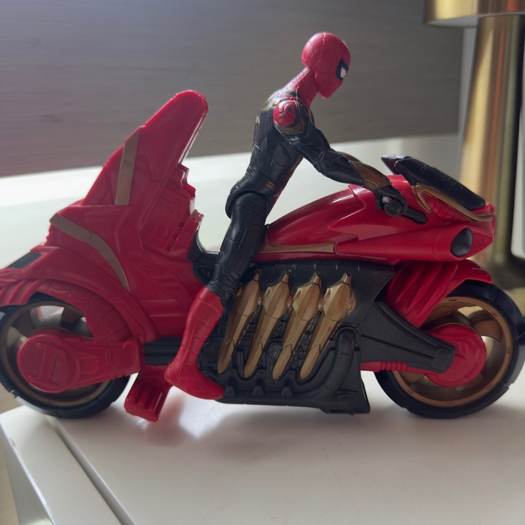 Spiderman Jet Web Cycle, Hobbies & Toys, Toys & Games on Carousell