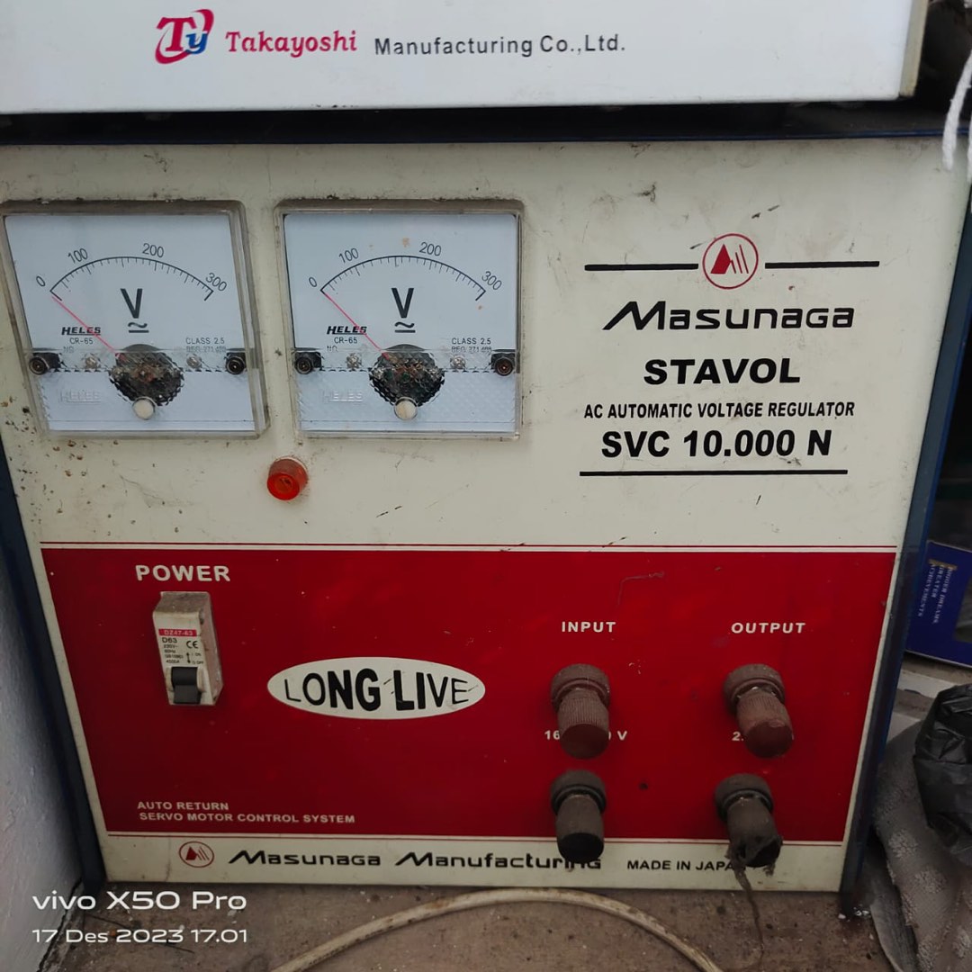 Stabilizer Listrik Stavol 10000 & 7500 Watt fungsi normal, Elektronik ...