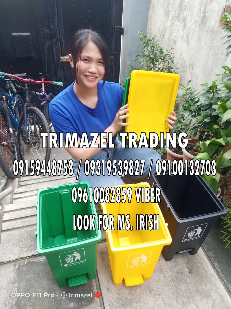 step on trash bin 20 liters, Furniture & Home Living, Cleaning ...
