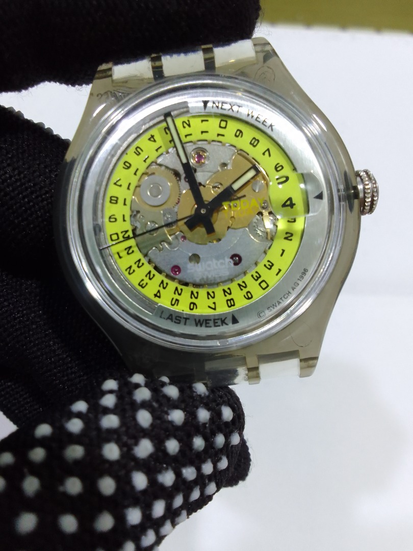 Swatch Automatic Watch Ref.: SAM404 (Unisex IMO) "Last Week Next Week ...