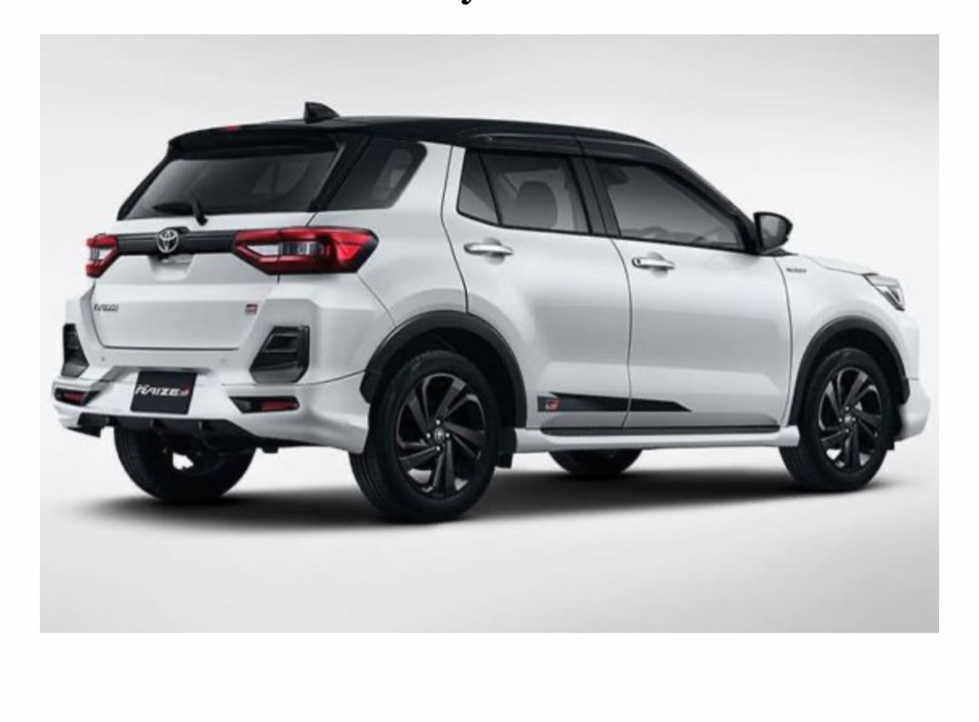 Toyota Raize 1.0 Turbo CVT White Pearl SE/Black Raize 1.0 Turbo CVT ...