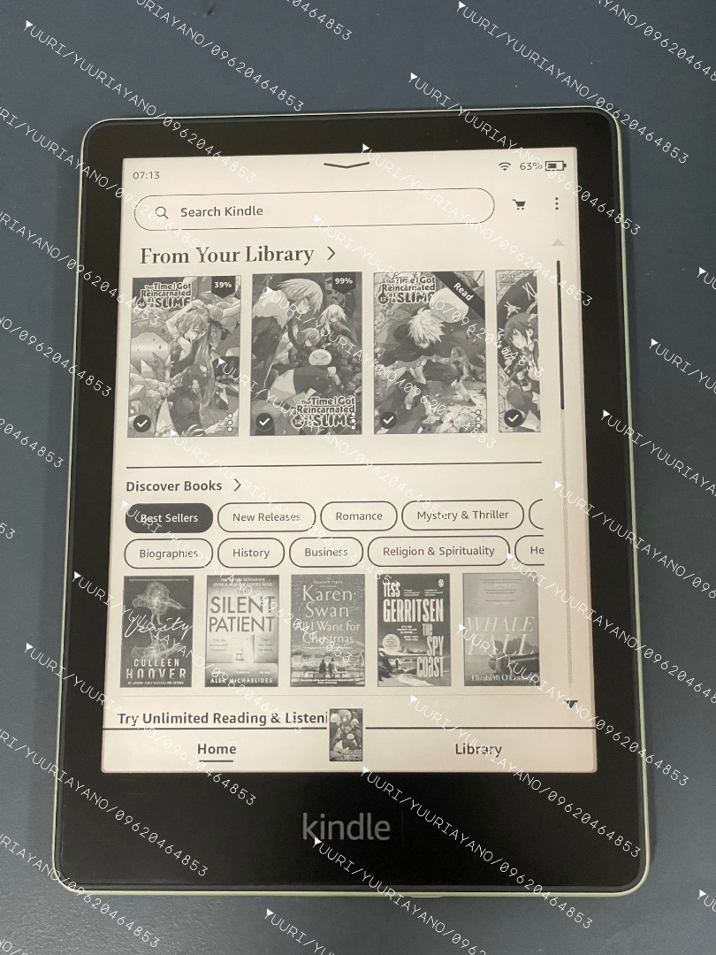 (USED) Kindle Paperwhite 5 11th Gen 2021 16GB GREEN, Mobile Phones ...