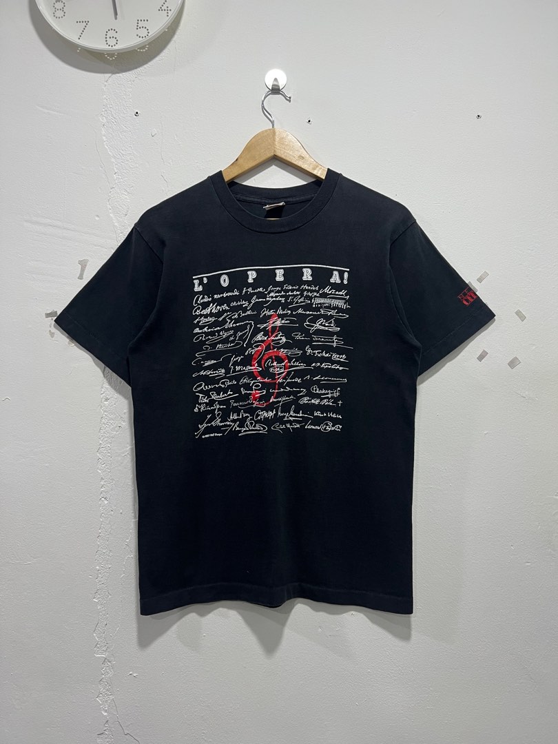 Vintage 80’s Famous Opera List Tshirt, Men's Fashion, Tops & Sets ...