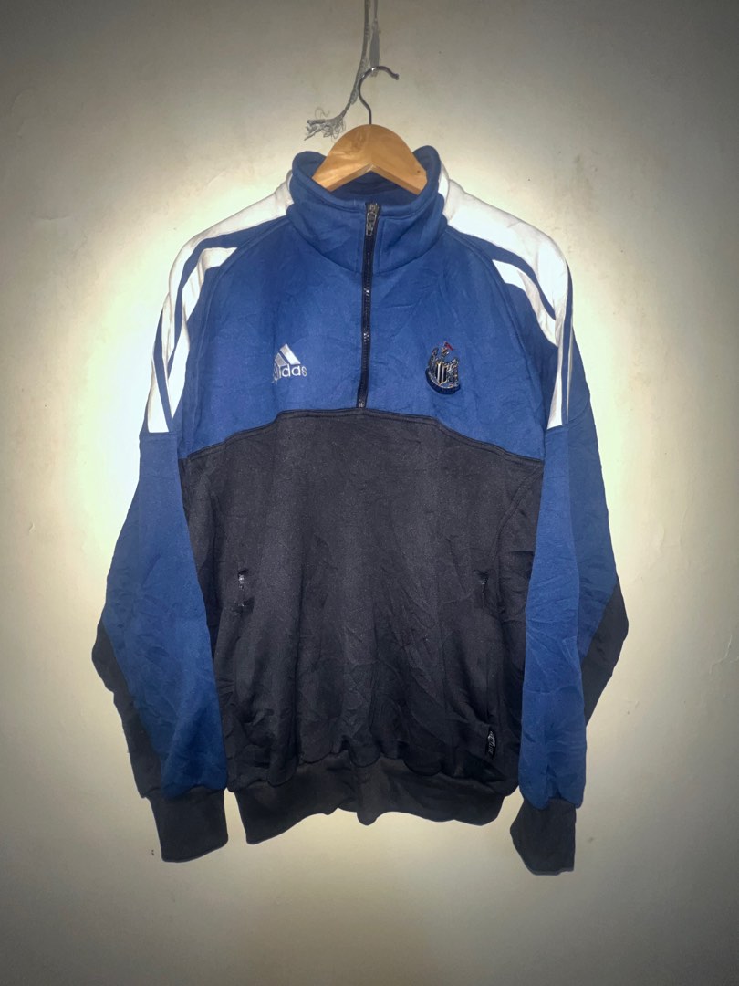 vintage adidas newcastle united track jacket, Men's Fashion, Coats ...