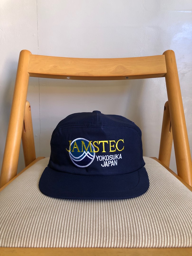 Vintage JAMSTEC NAVY Work Cap, Men's Fashion, Watches & Accessories ...