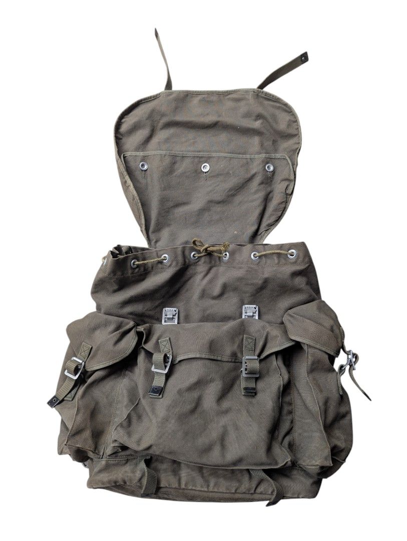 Vintage World War Army West German Bundeswehr Rucksack Backpack, Men's ...