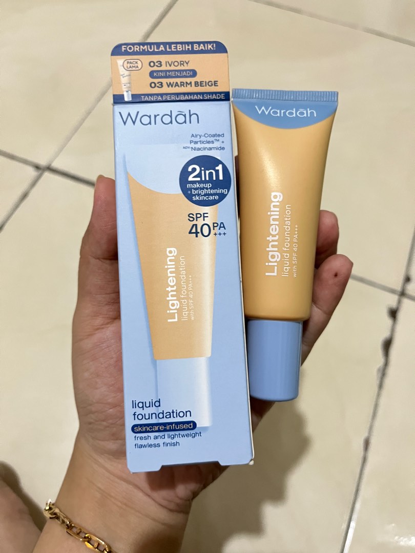Wardah liquid foundation 25ml NEW, Kesehatan & Kecantikan, Rias Wajah ...