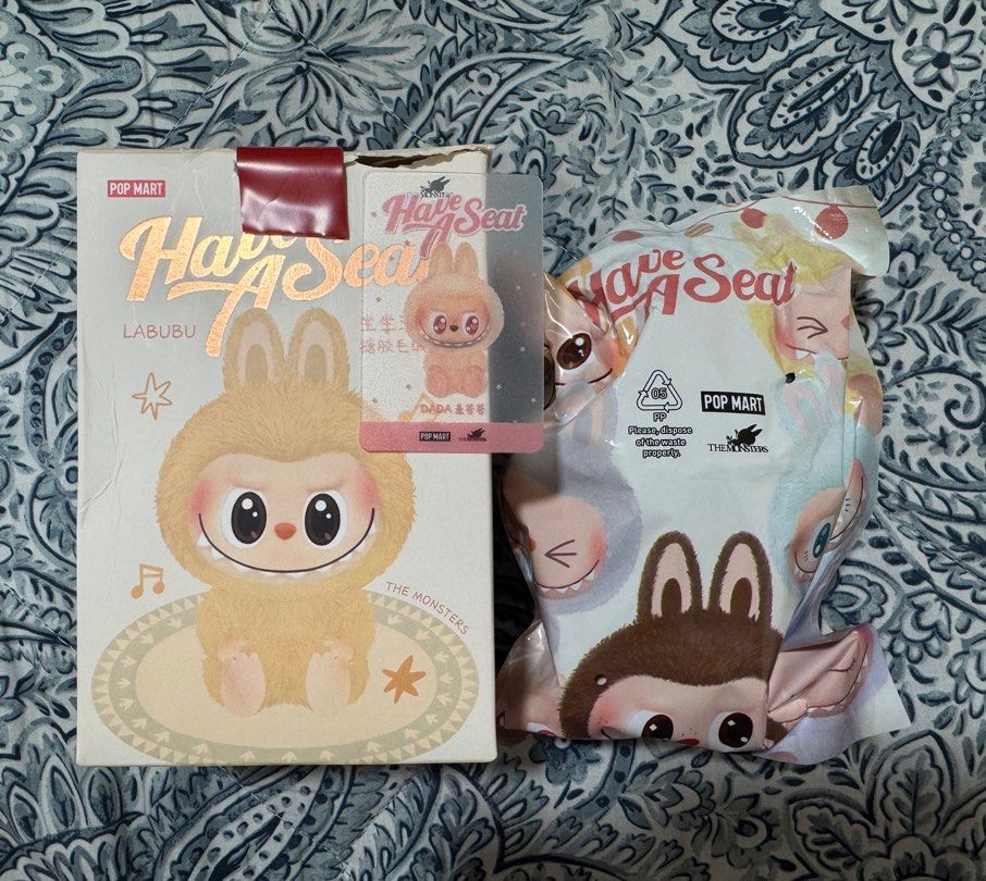 WTS BNIF Dada Labubu V2, Hobbies & Toys, Toys & Games on Carousell
