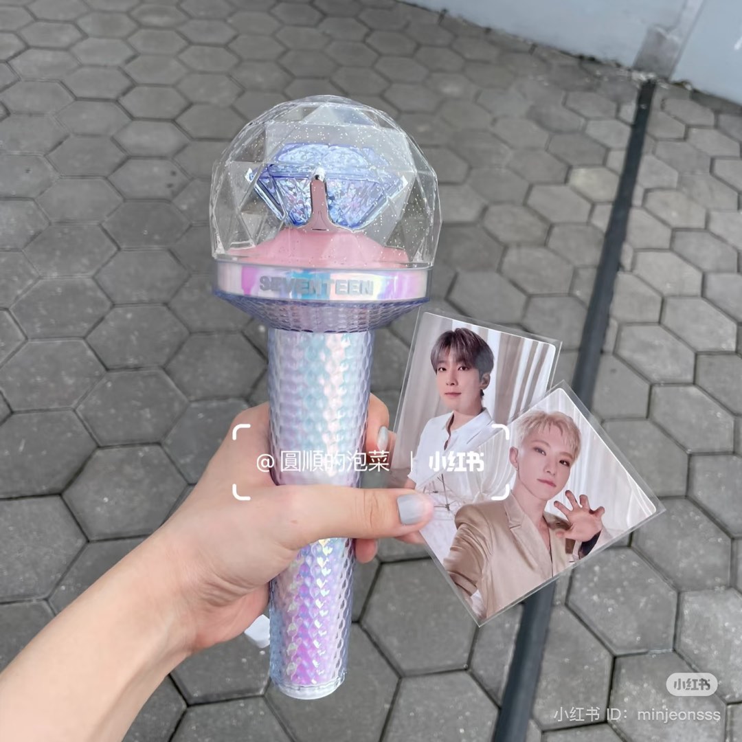 wts seventeen svt caratbong official lightstick ver 2, Hobbies & Toys ...