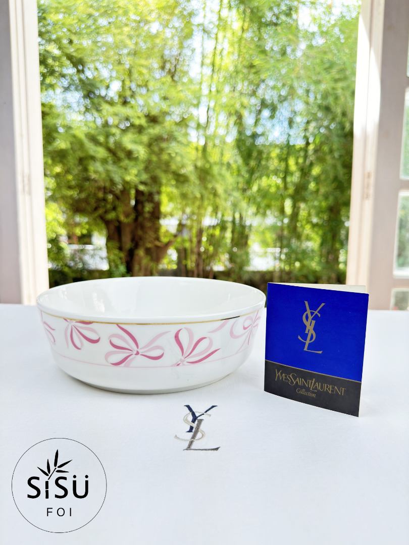 YSL Ribbon Serving Bowl, Furniture & Home Living, Kitchenware ...
