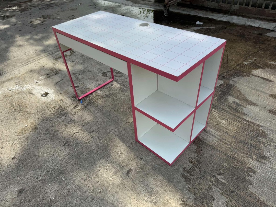 4ft Meja Belajar Study Table Desk Rack, Furniture & Home Living ...