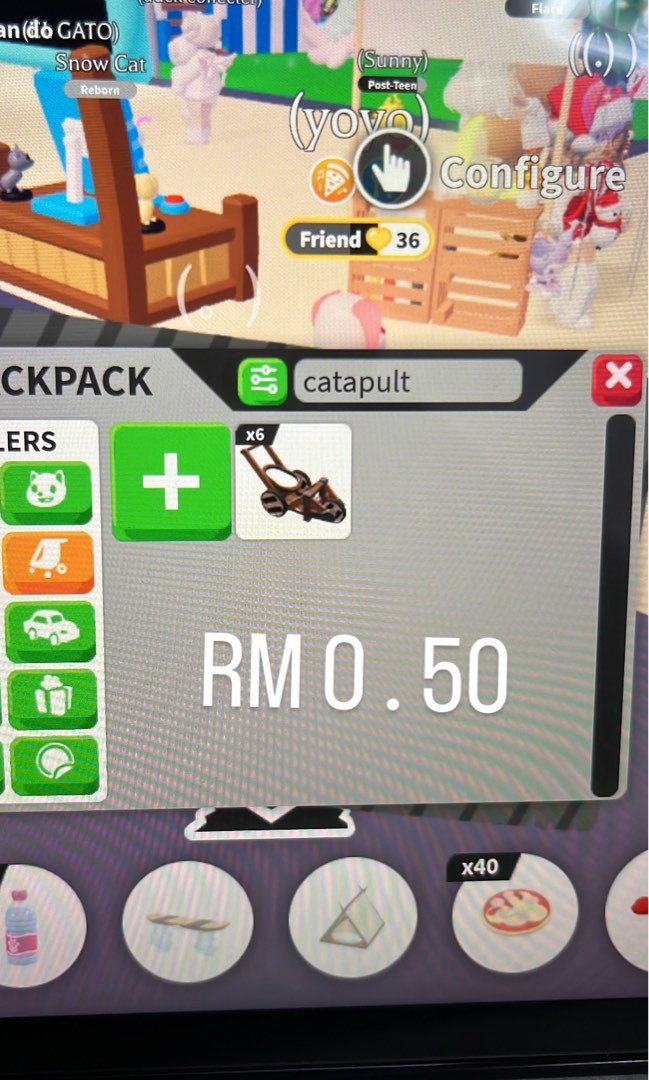 adopt me stroller - catapult, Everything Else, Others on Carousell