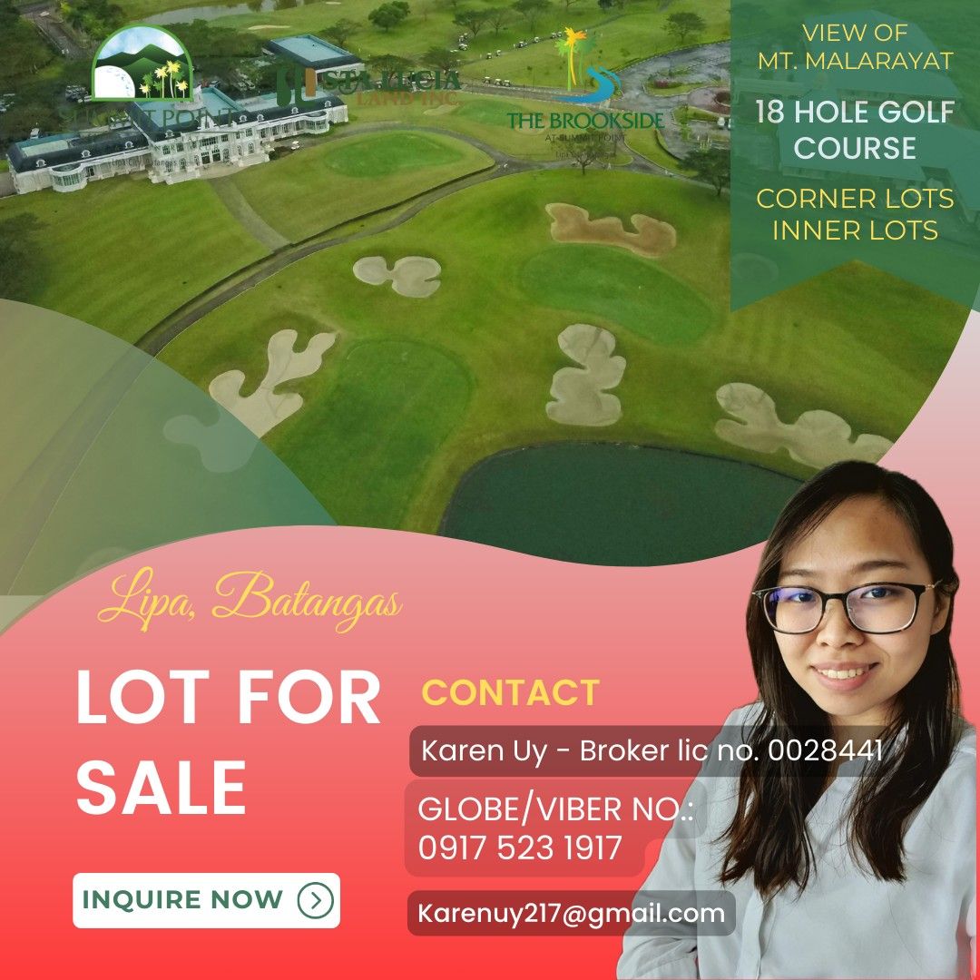 ALL IN cash 120 sqm Lipa Batangas Summit Point The Brookside Golf ...