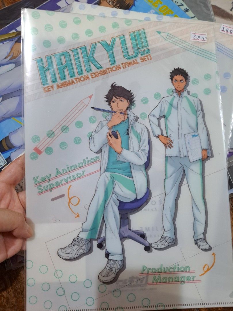 Anime Clearfile A4 haikyuu tsukishima yamaguchi oikawa iwaizumi event ...