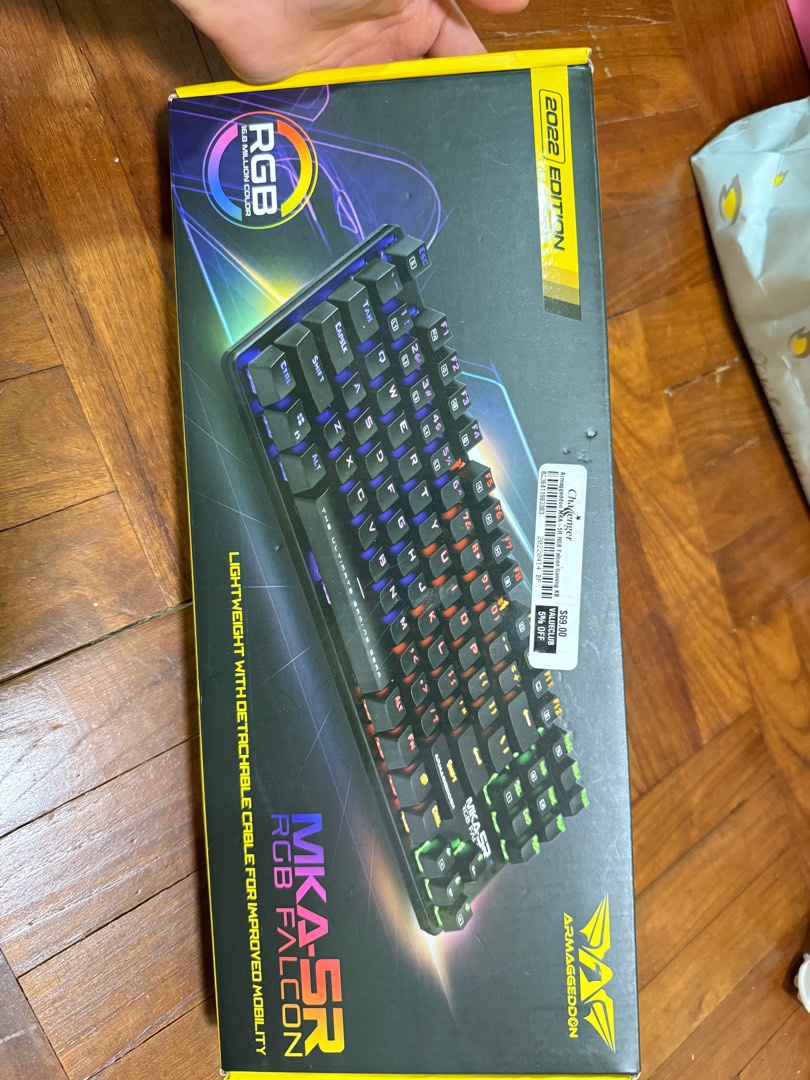 Armageddon MKA-5R RGB Falcon Gaming Keyboard on Carousell