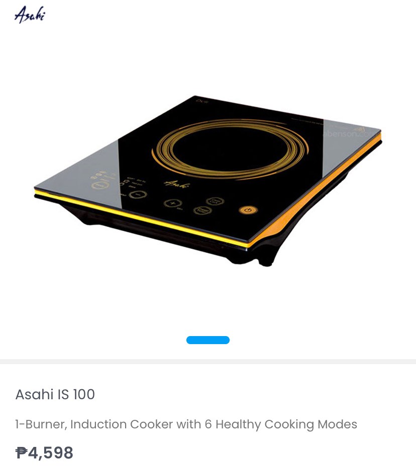 Asahi Induction Stove, Furniture & Home Living, Kitchenware & Tableware ...