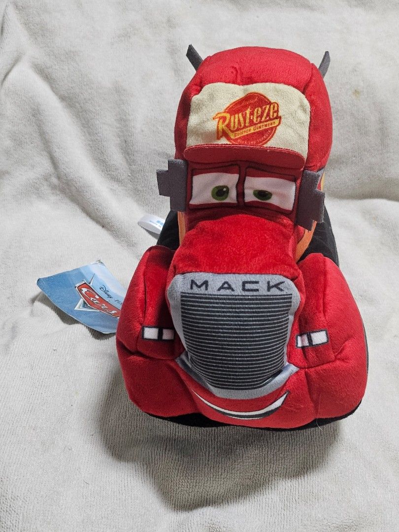Authentic Sega Disney Pixar Cars Mack Plush Soft Toy, Babies & Kids ...
