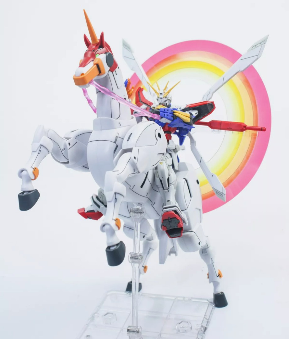 Bandai Namco 1/144 Scale RG Real Grade God Gundam + 3rd Party Fuunsaiki ...